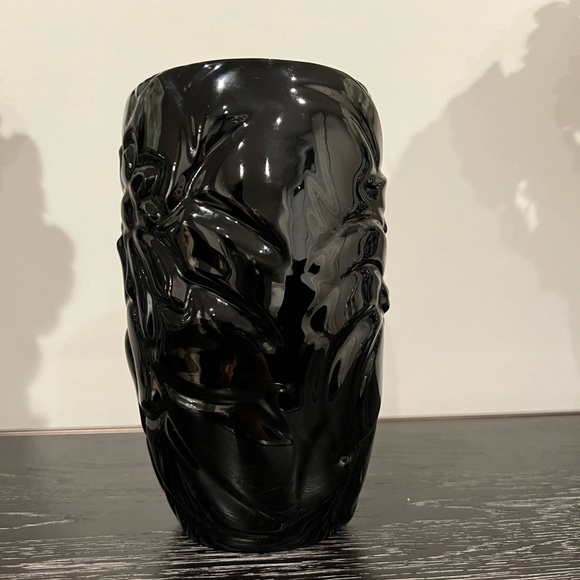 Accents | Vintage Gloss Black Royal Haeger R652 Vase | Poshmark